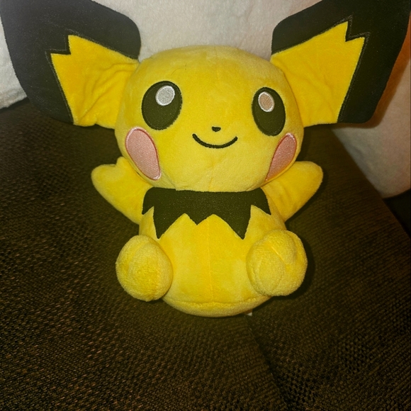 Pokemon | Toys | Vintage Pokemon Licensed 9 Pichu Yellow Stuff Plush ...